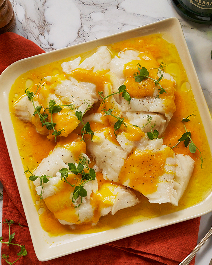 Cod Confit with Saffron Sauce - Bertolli Recipes